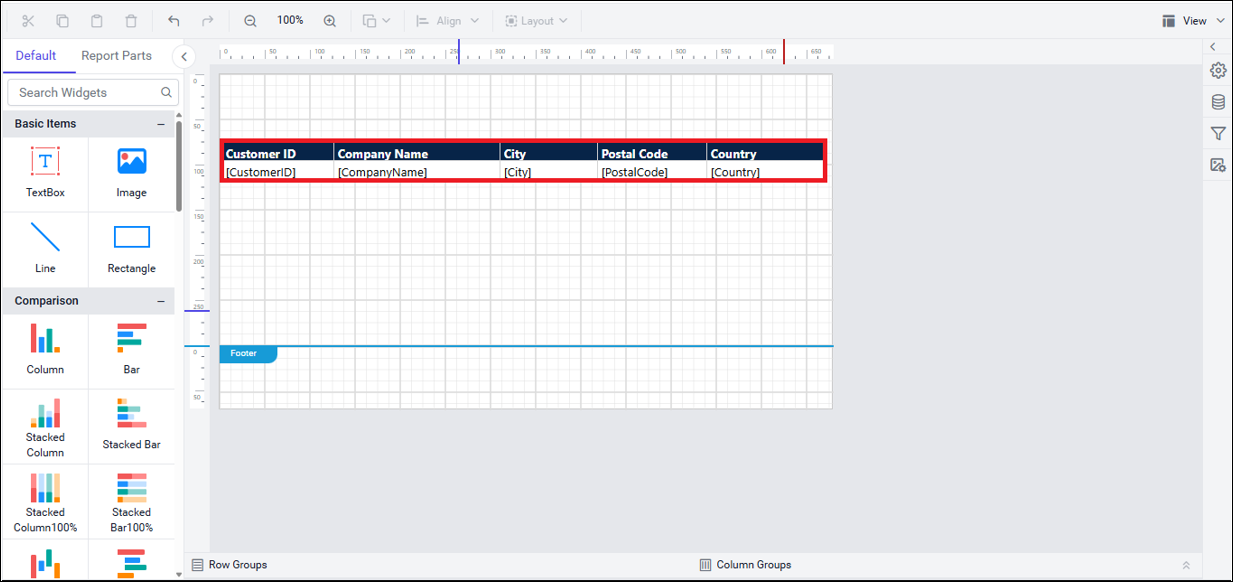 Alternating Row Colors in an SSRS Tablix | Bold Reports