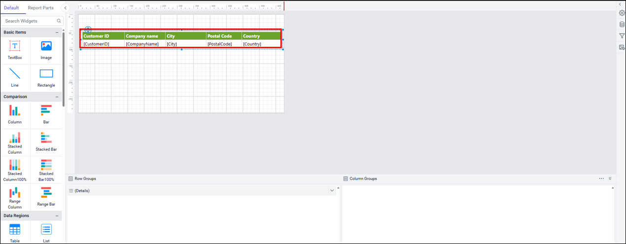 Alternating Row Colors in an SSRS Tablix | Bold Reports