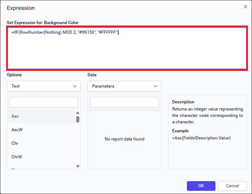 Alternating Row Colors in an SSRS Tablix | Bold Reports