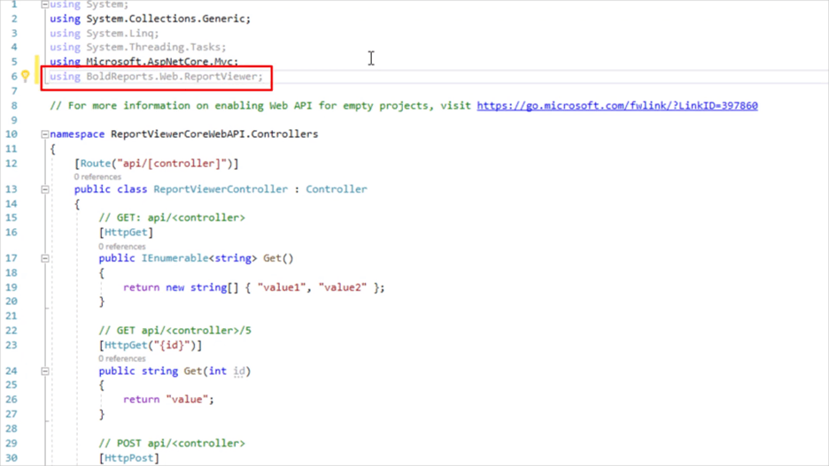 Create An Aspnet Core Web Api Reporting Service 8526