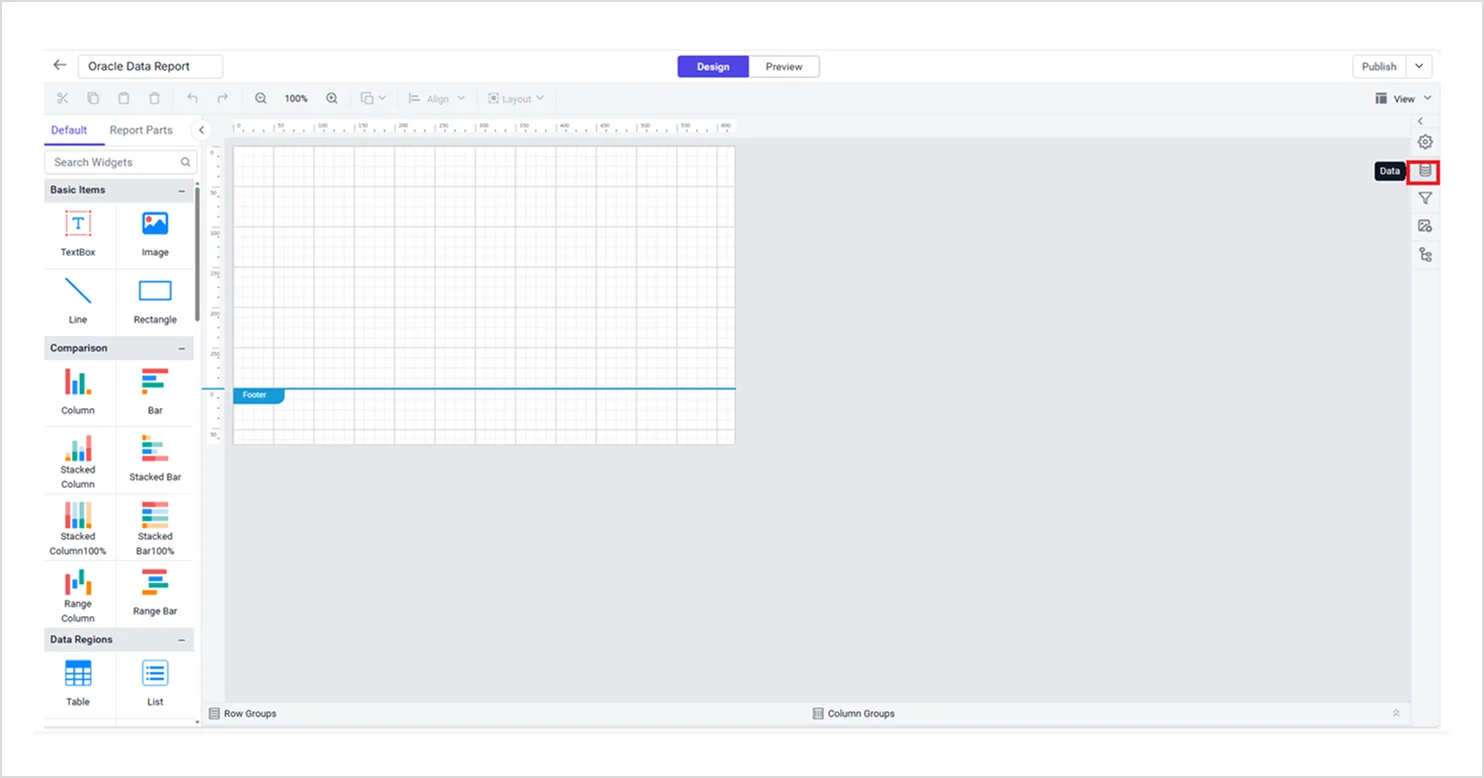 How to Connect Oracle Data to RDL Report