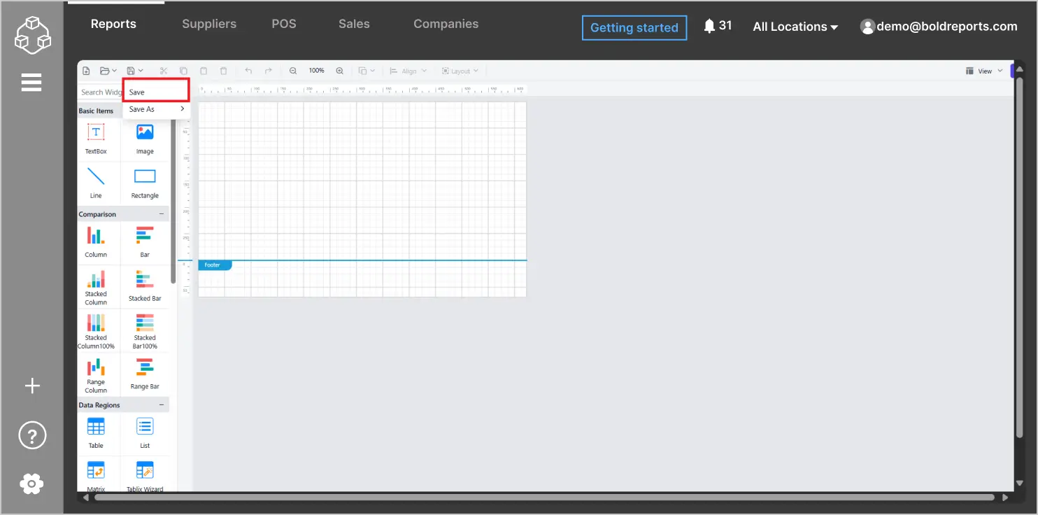 How to Embed Report Designer to a React App | Bold Reports