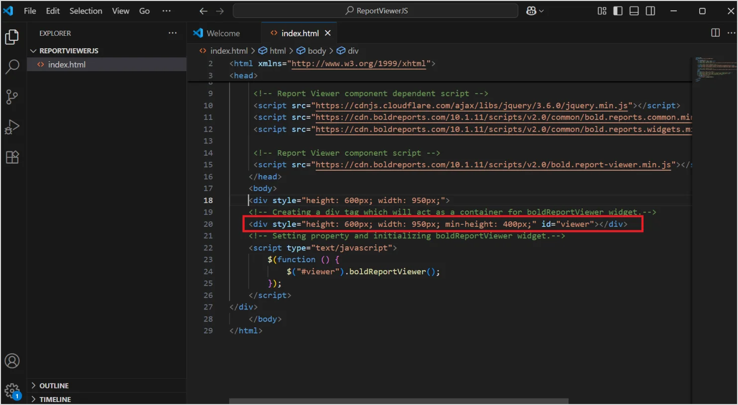 How to Embed Report Viewer in JavaScript App | Bold Reports