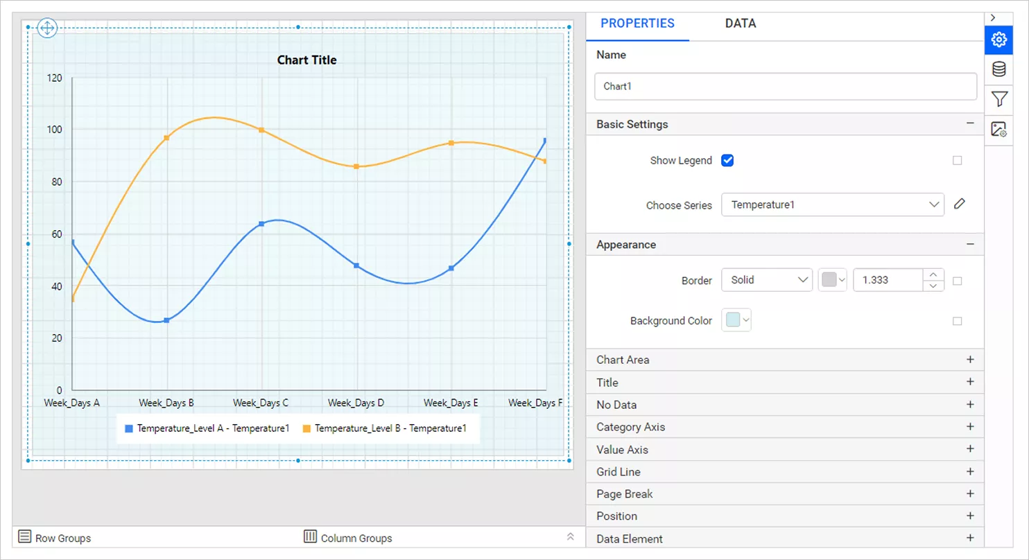 Smooth Line Charts in Reports: How to Use | Bold Reports