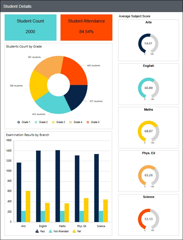 Student Details Report: 5 Metrics to Track | Bold Reports