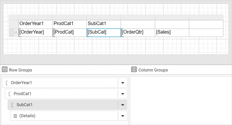 Add Grouping and Total in Tablix Data Regions | Bold Reports