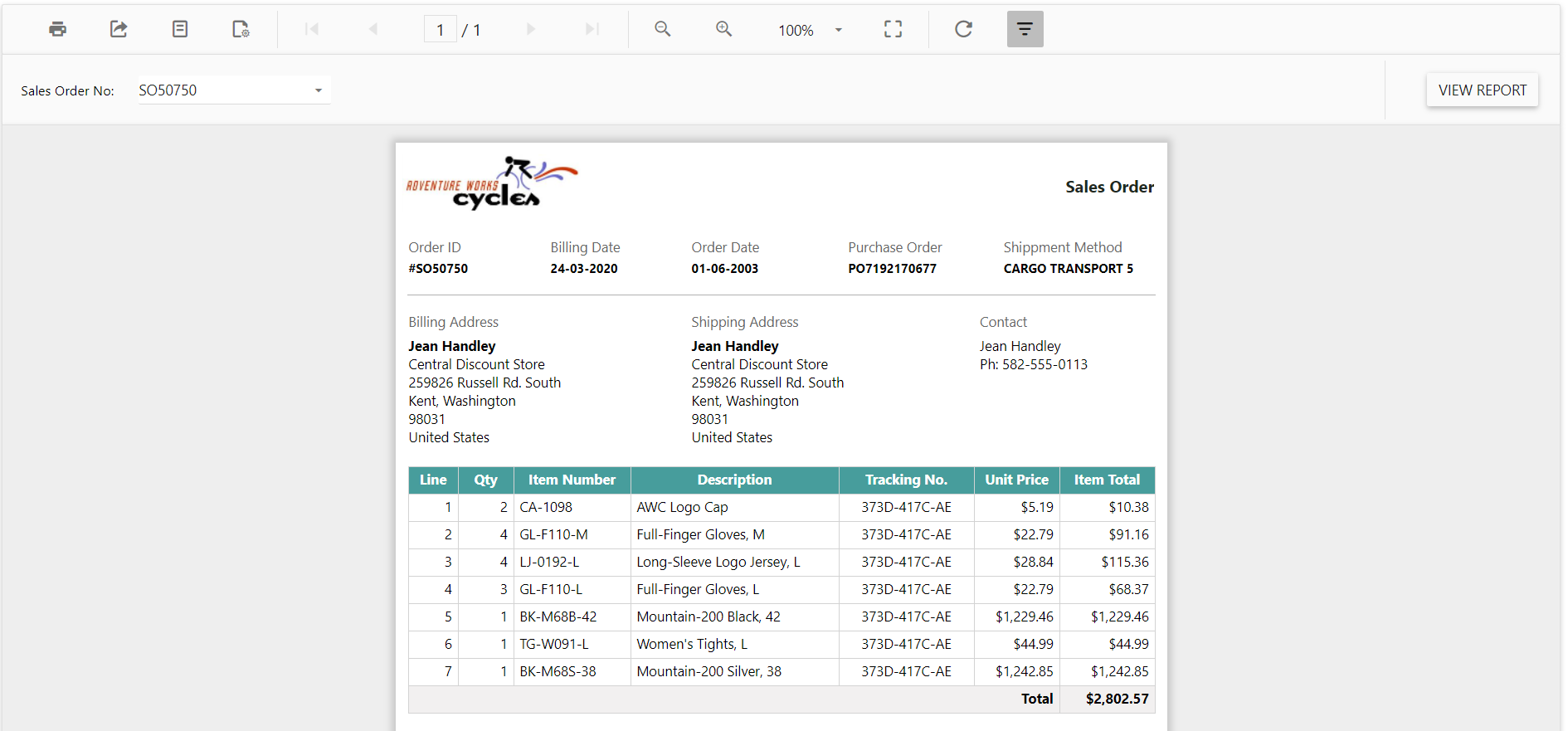 Angular 9 Reporting Components Bold Reports