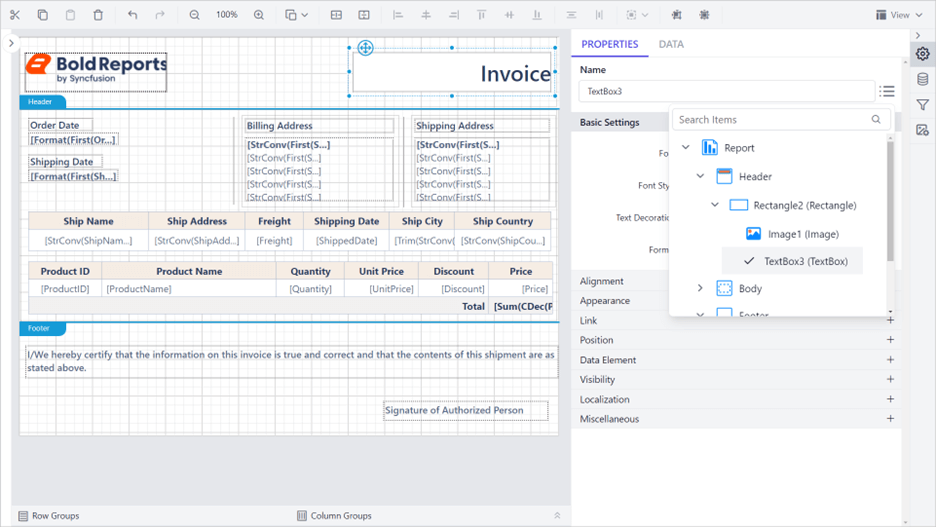 What's New in Bold Reports 6.2 | August 2024 Release