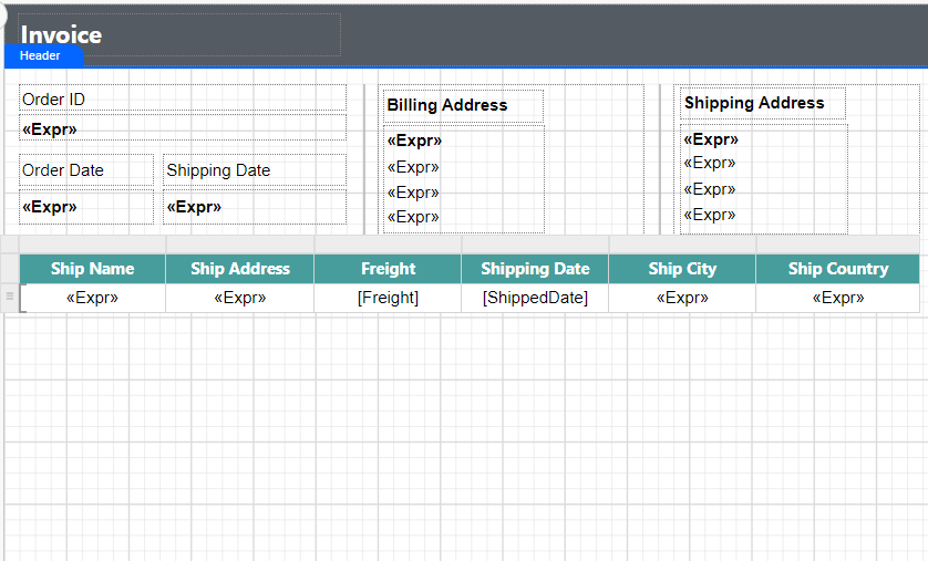 Create Invoice Reports with Report Designer | Bold Reports