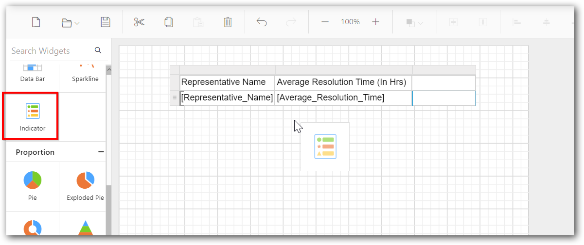 How to Create Indicator Report Using Bold Report Designer