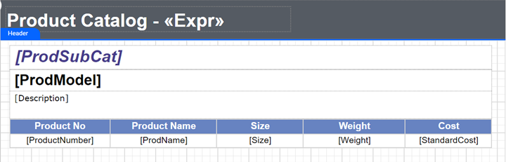 Create Impressive Master-Detail Reports with Tables