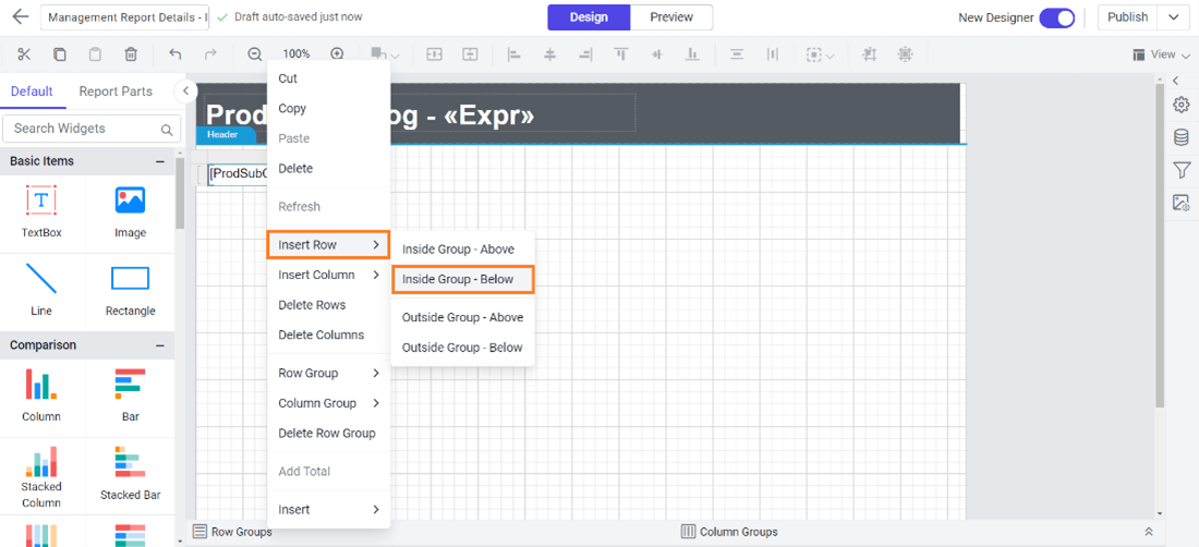 Create Impressive Master-Detail Reports with Tables