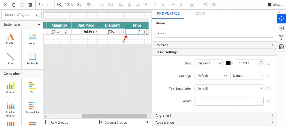 Formatting a Report in Bold Reports - Bold Reports