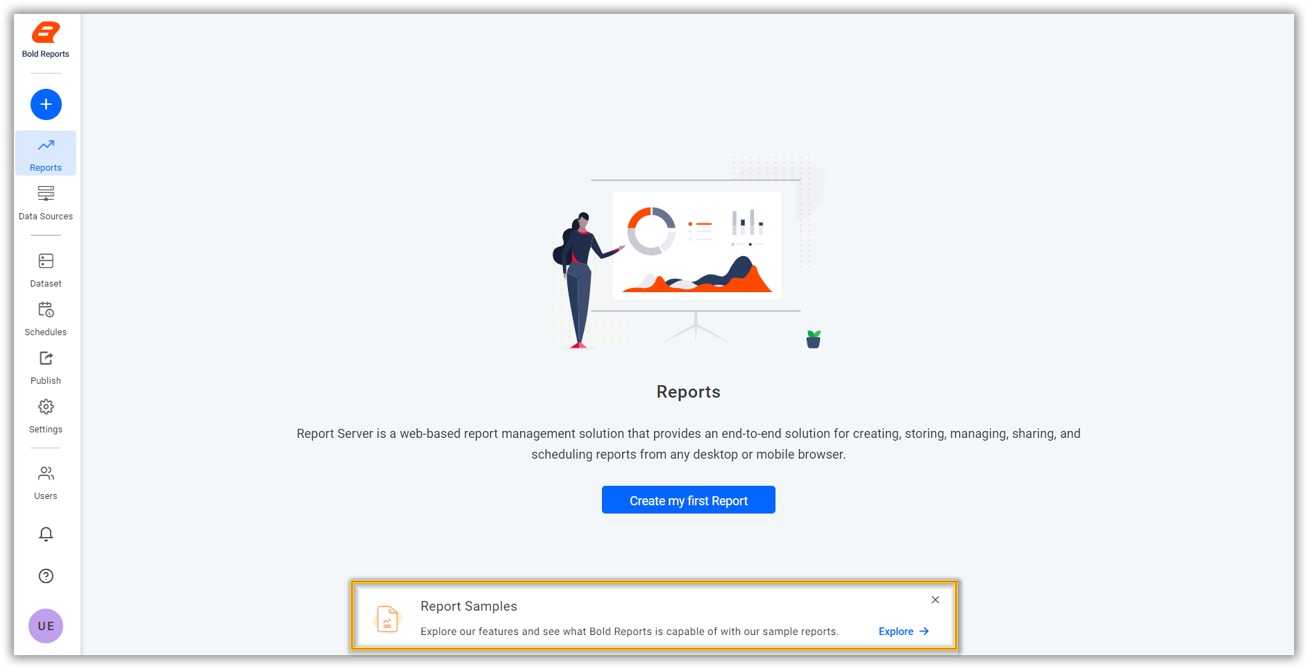 Bold Reports Report Server: Getting Started