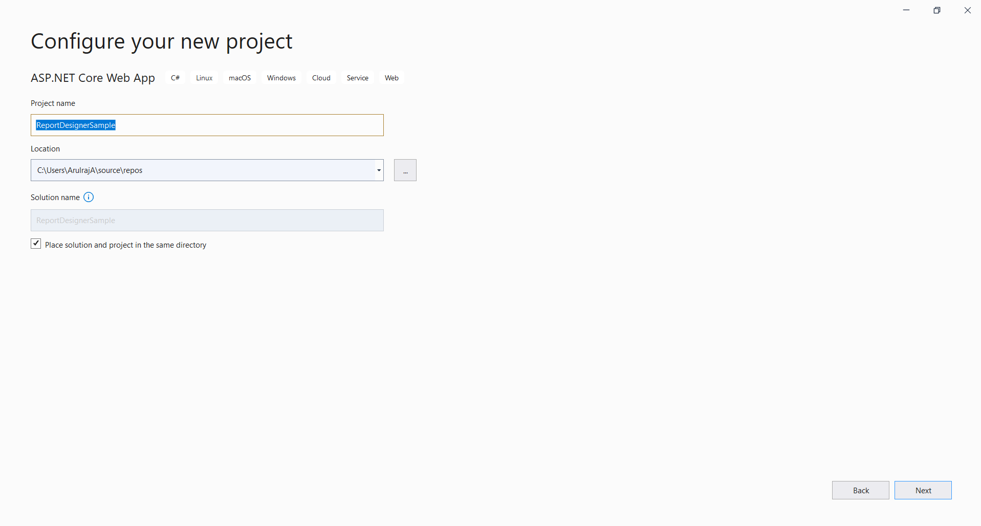 Adding the Report Designer Component to ASP.NET Core
