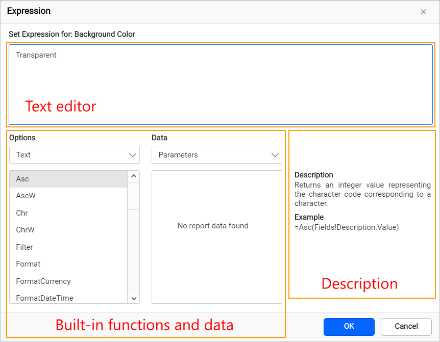 How to Use Expression in Report Designer - Bold Reports