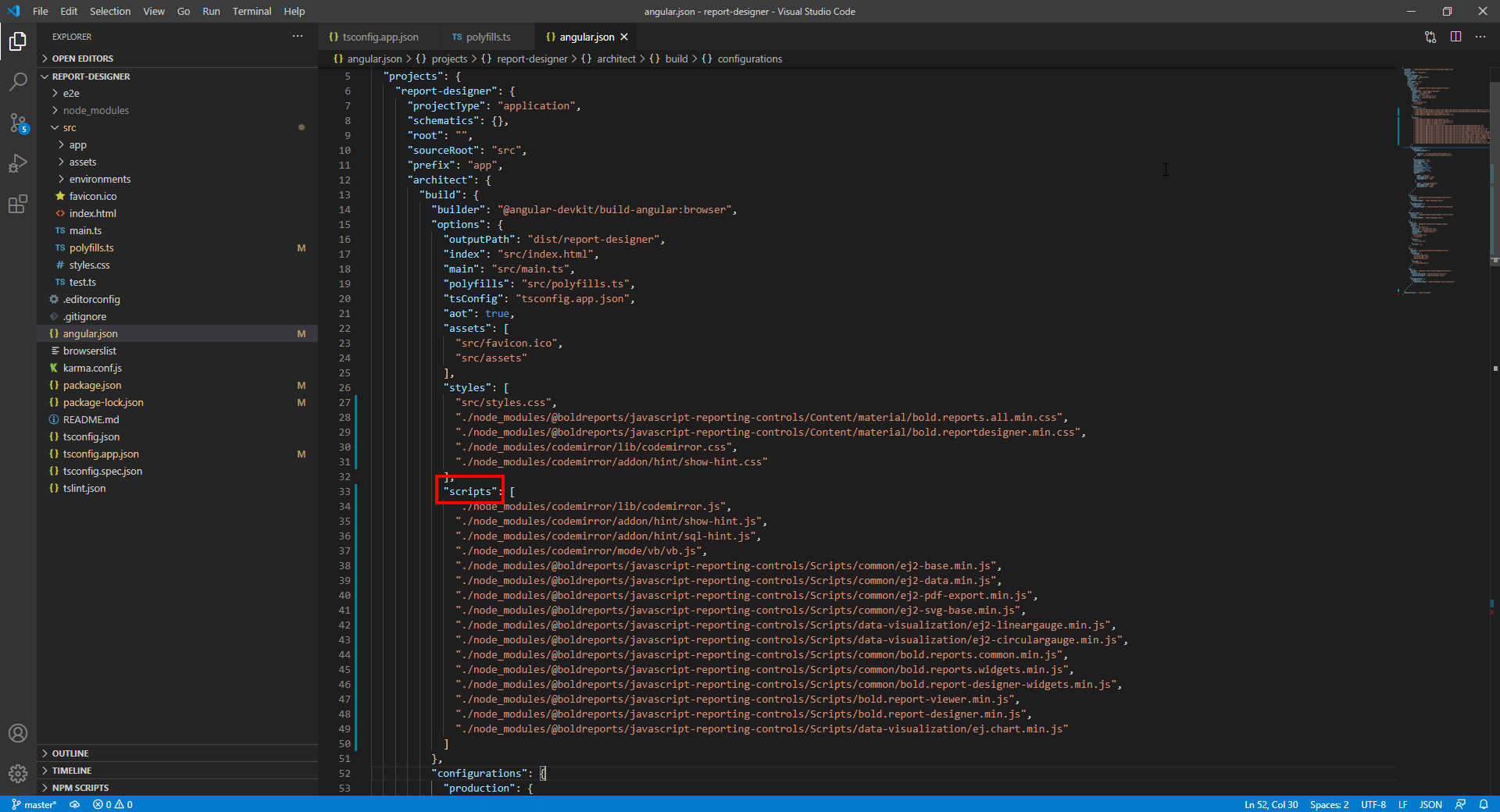Integrate the Report Designer in Angular App - Bold Reports