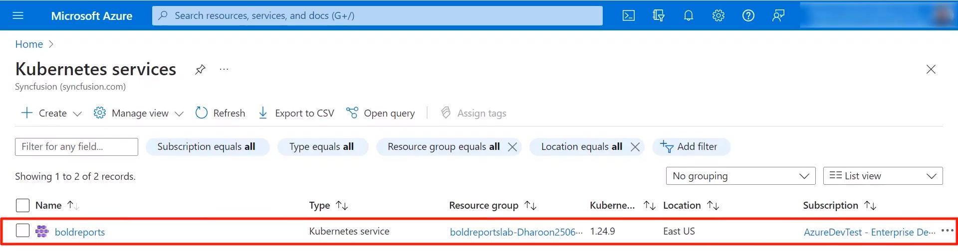 Reporting Solution in Azure Kubernetes Service Using Istio