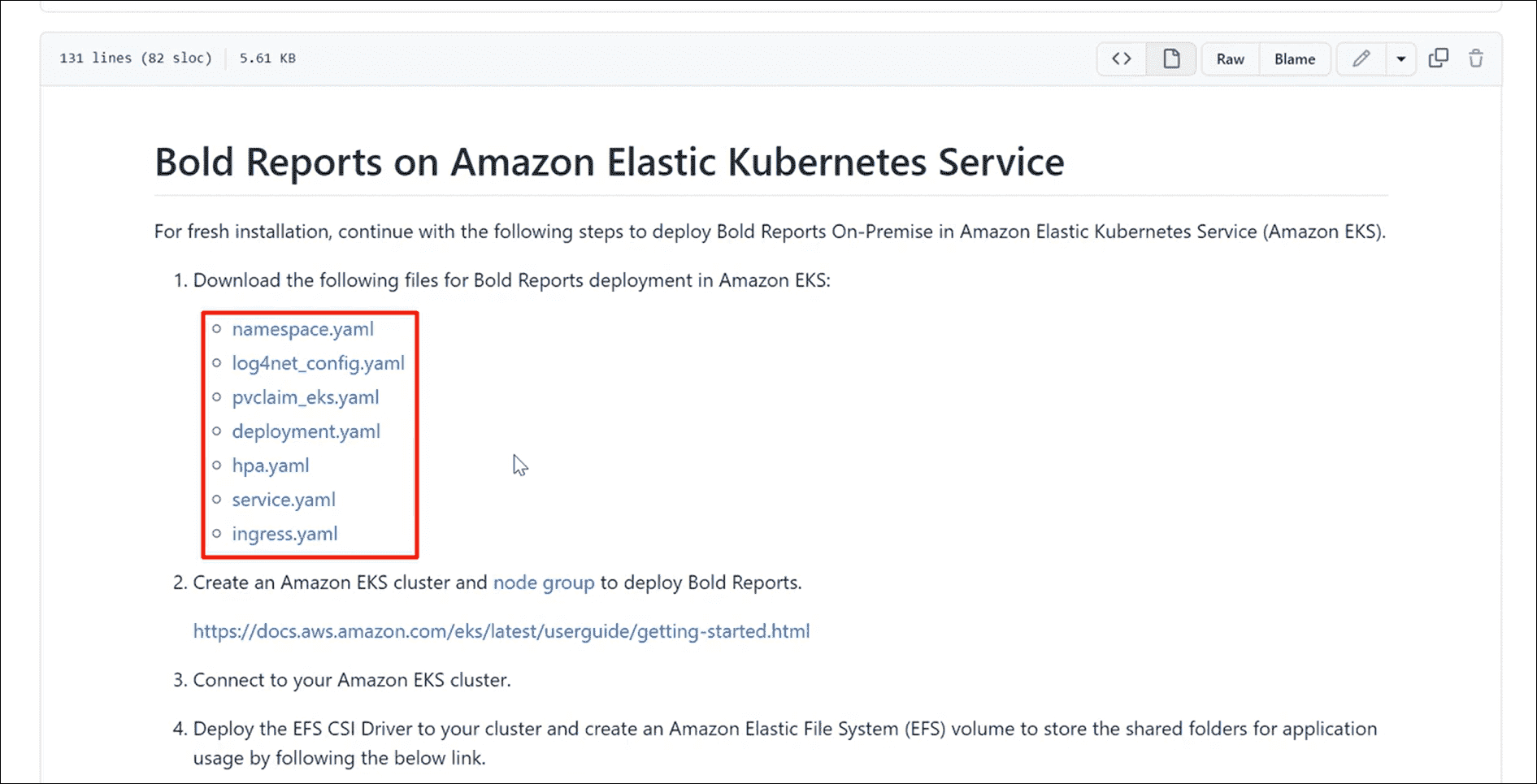 Preparing a Reporting Solution on Amazon EKS with Ingress