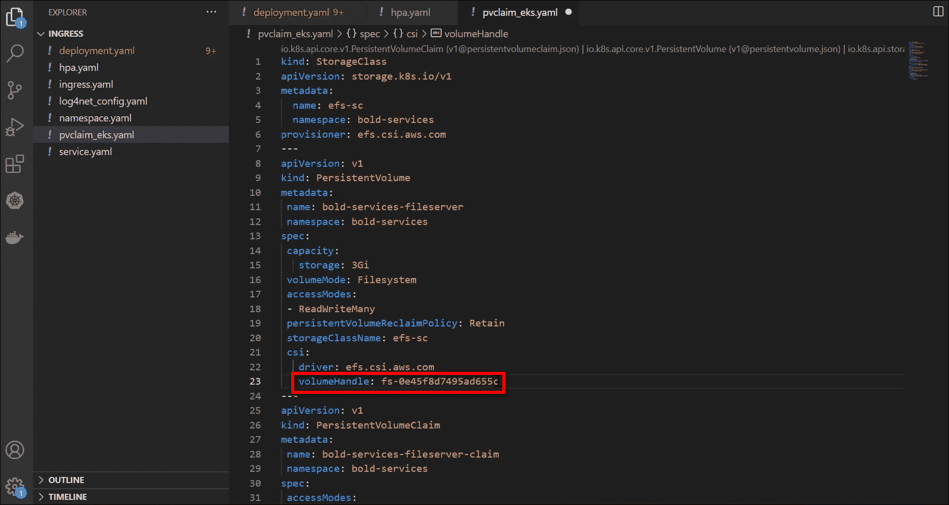 Preparing a Reporting Solution on Amazon EKS with Ingress
