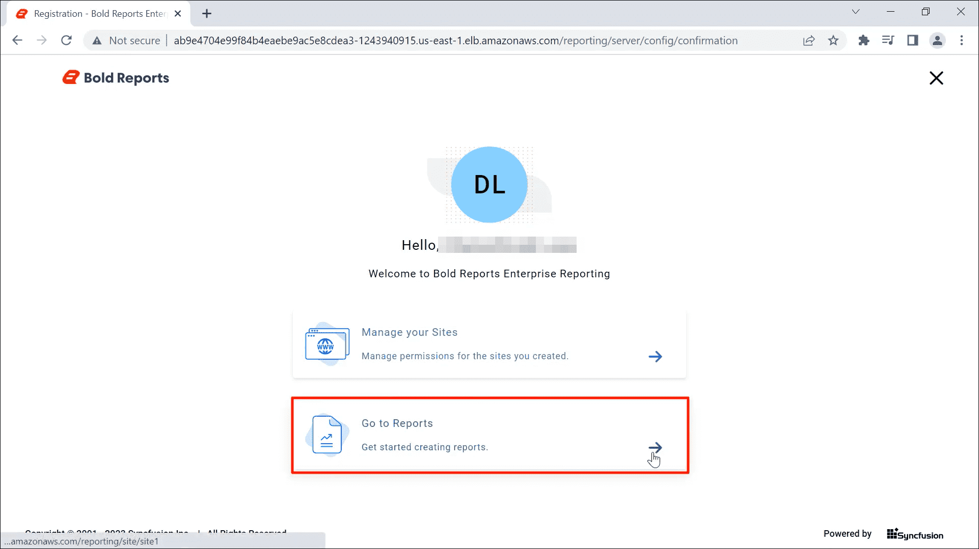 Preparing a Reporting Solution on Amazon EKS with Ingress