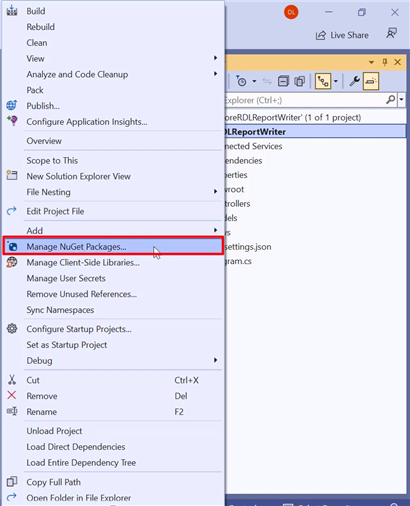 Producing Invoice Reports in an ASP.NET Core Application