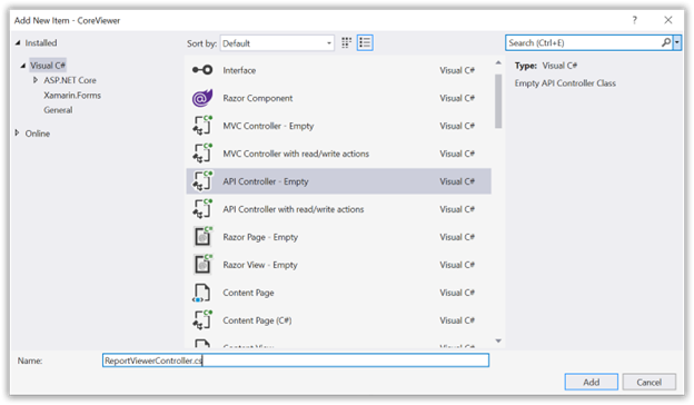 Integrating RDLC Reports in ASP.NET Core with Report Viewer