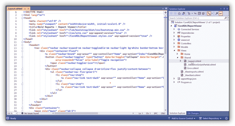 Integrating RDLC Reports in ASP.NET Core with Report Viewer