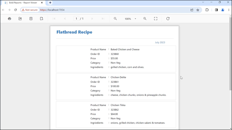Integrating RDLC Reports in ASP.NET Core with Report Viewer
