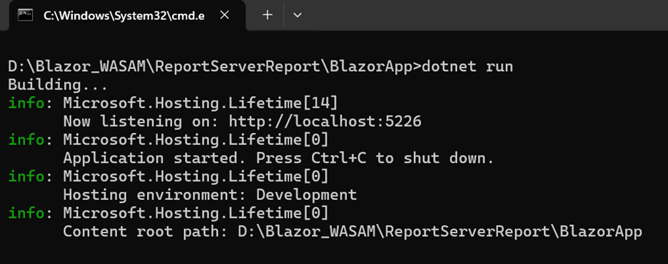 Embed Report Server Reports in Blazor WASM with Bold Reports