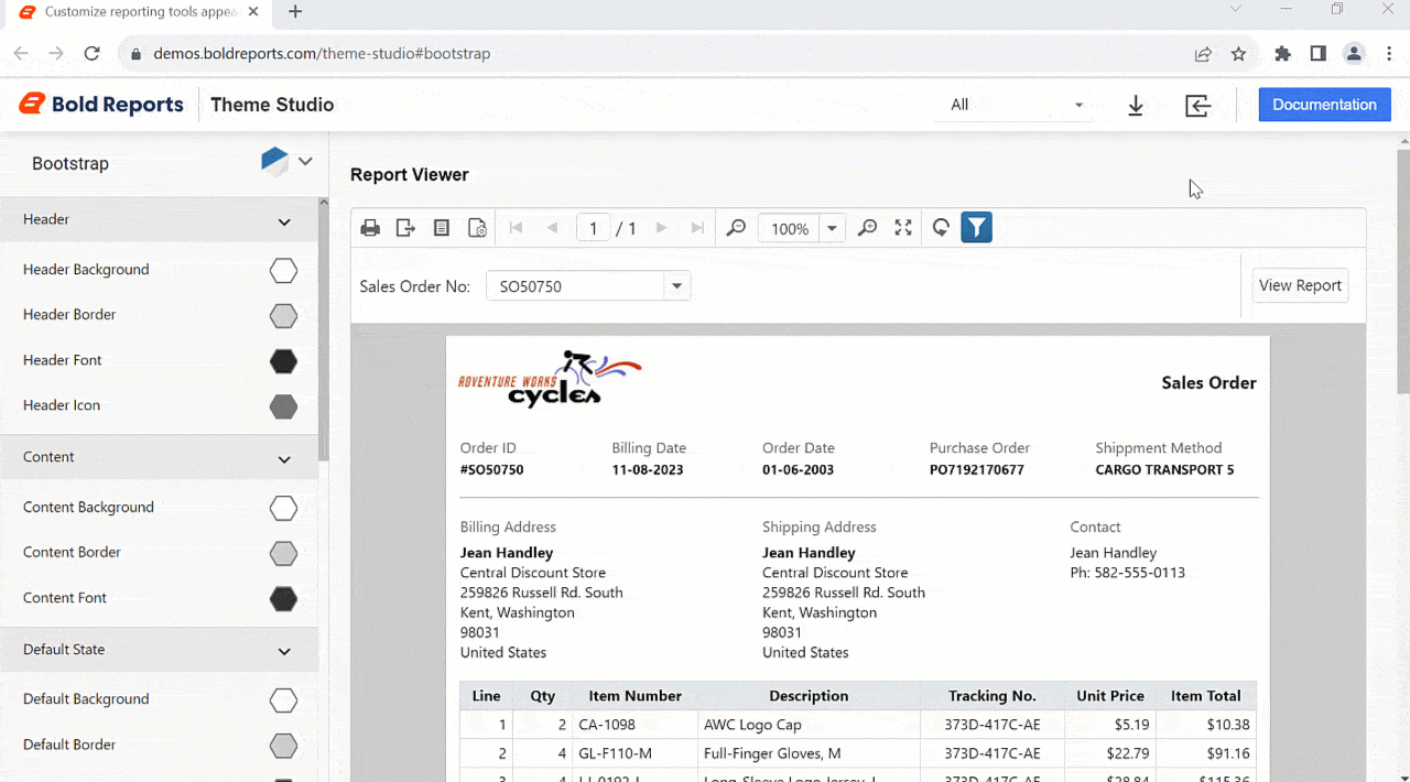 Enhance Your Reporting Styles with Bold Reports Theme Studio