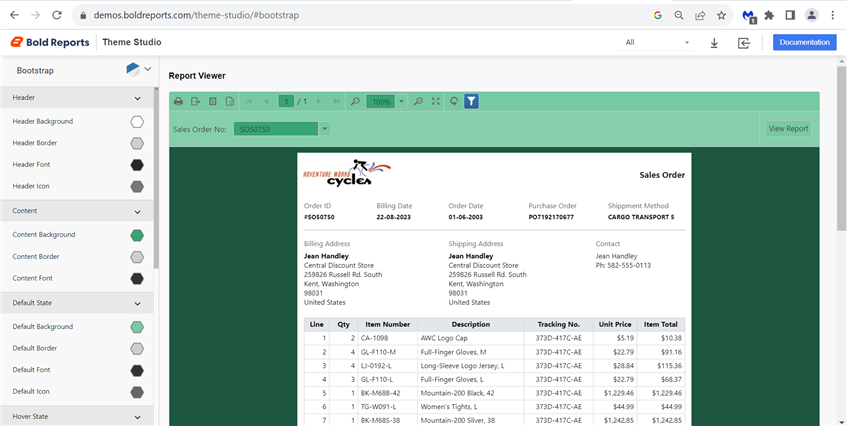 Enhance Your Reporting Styles with Bold Reports Theme Studio