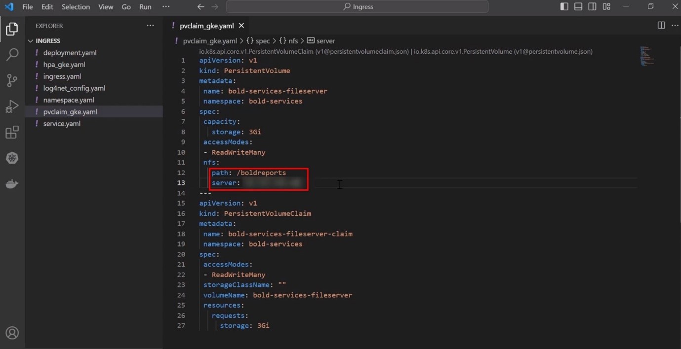 Set Up the Bold Reports Report Server on GKE