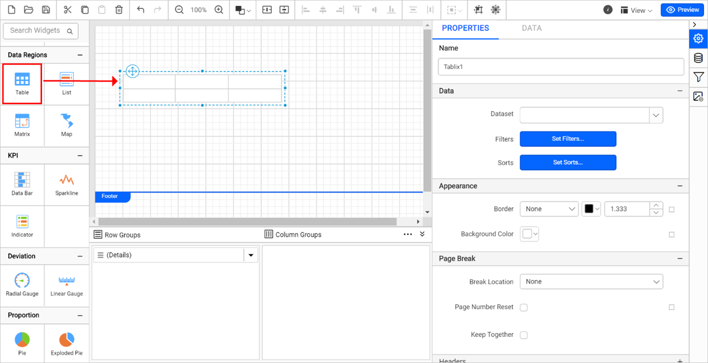 Create Your First RDLC Report Using Bold Reports Designer
