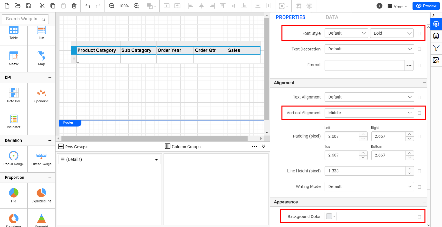 Create Your First RDLC Report Using our Designer - Bold Reports
